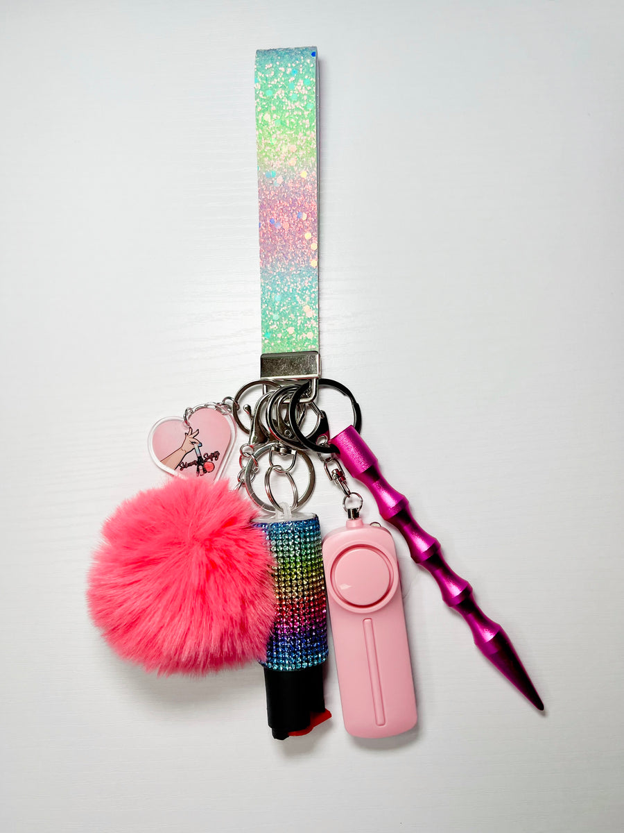 "Rainbow Wishes" Safety Keychain – Selena's Safety Boutique